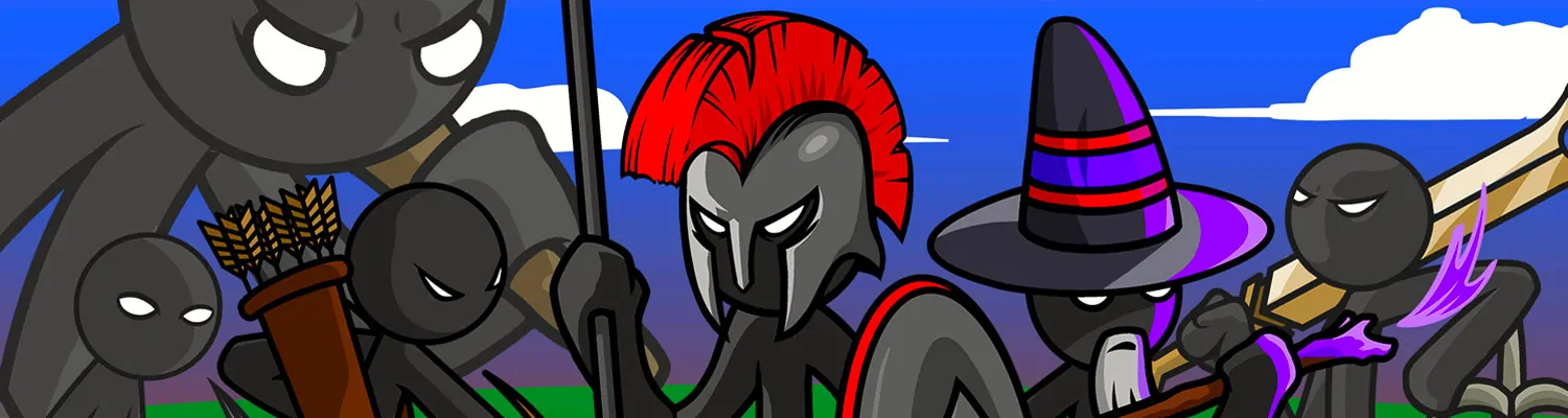 火柴人战争游戏 - 在 SilverGames.com 在线玩 🕹️