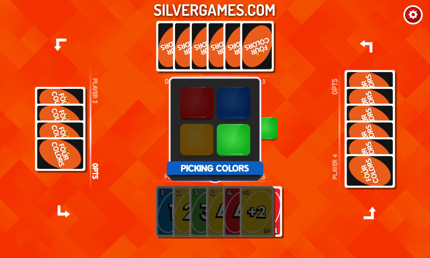 Four Colors Like UNO Pelaa Verkossa SilverGamesissa 