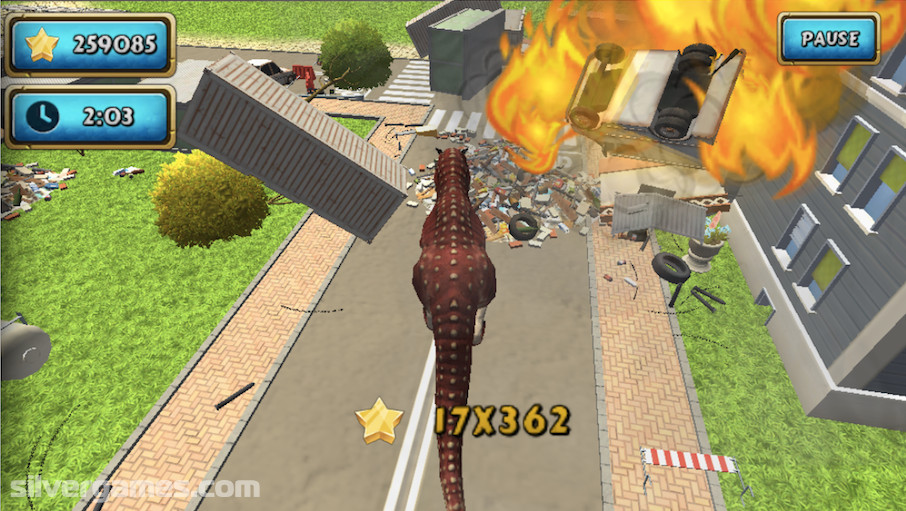 Dinosaur Simulator 2 Play Online On SilverGames Dinosaur Simulator 2 Play Online On SilverGames