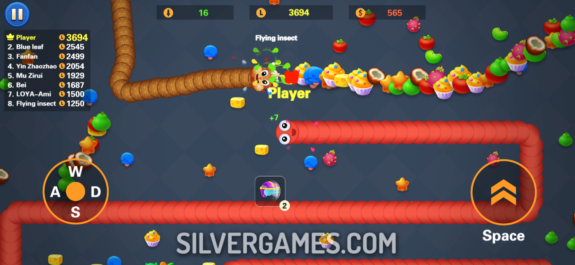 Hungry Snake IO Play Online On SilverGames Hungry Snake IO Play Online On SilverGames