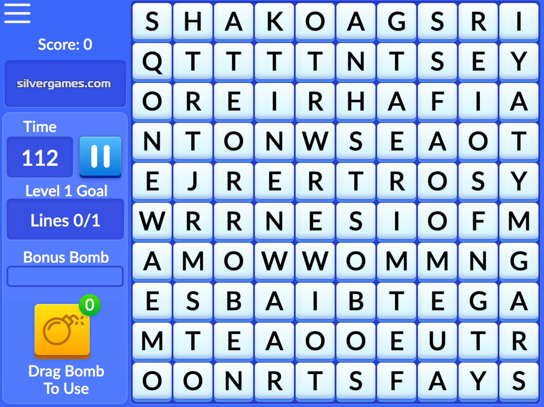 Word Wipe Play Online On SilverGames Word Wipe Play Online On SilverGames