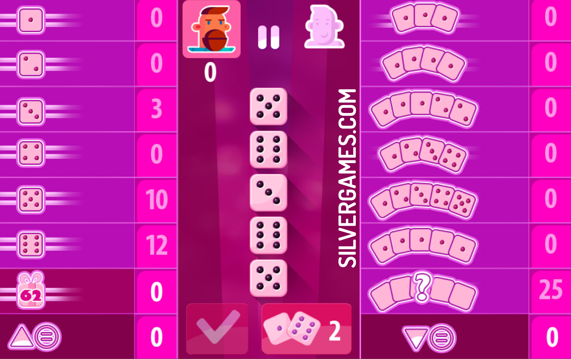 Yatzy Spela Online P SilverGames Yatzy Spela Online P SilverGames